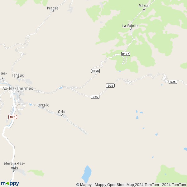 Plan Ascou : carte de Ascou (09110) et infos pratiques