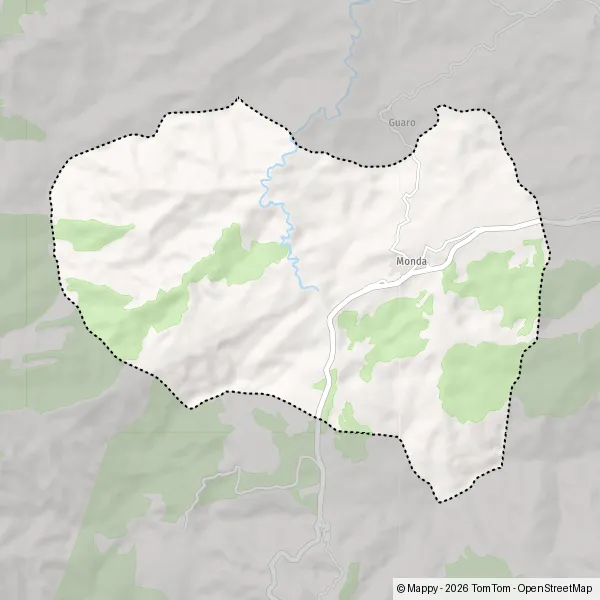 Plan Monda : carte de Monda (29110) et infos pratiques