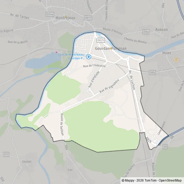 Plan Gourdan-Polignan : carte de Gourdan-Polignan (31210) et infos ...