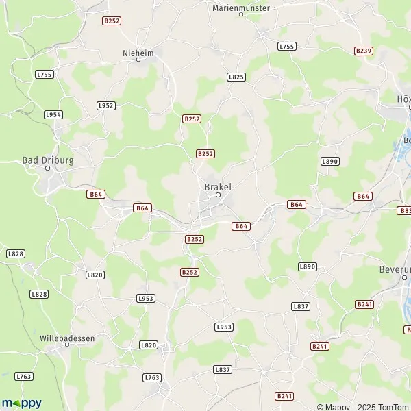 Plan Brakel : carte de Brakel (33034) et infos pratiques