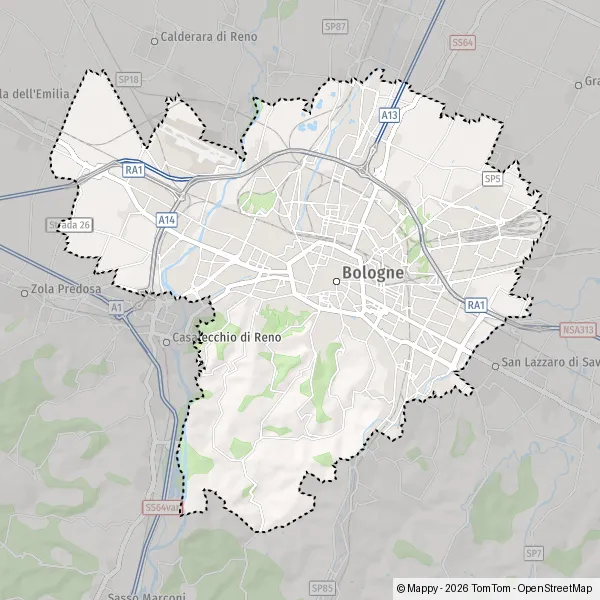 Plan Bologne : carte de Bologne (40121) et infos pratiques