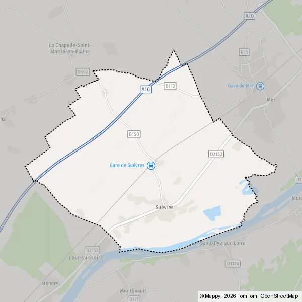 Plan Suèvres : carte de Suèvres (41500) et infos pratiques