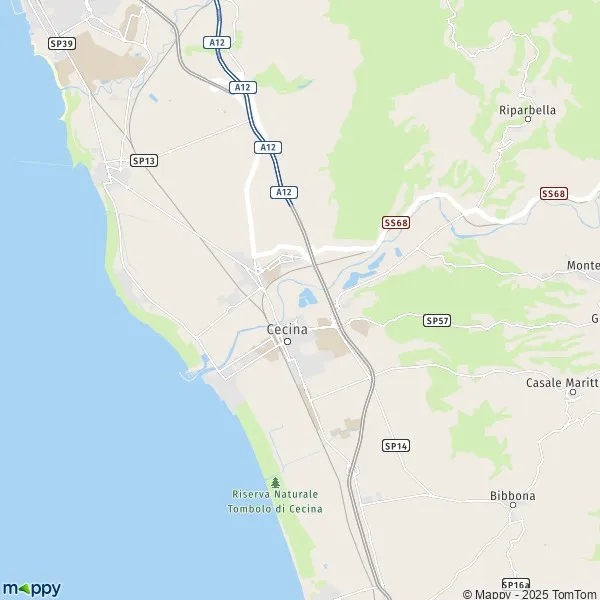 Plan Cecina : carte de Cecina (57023) et infos pratiques