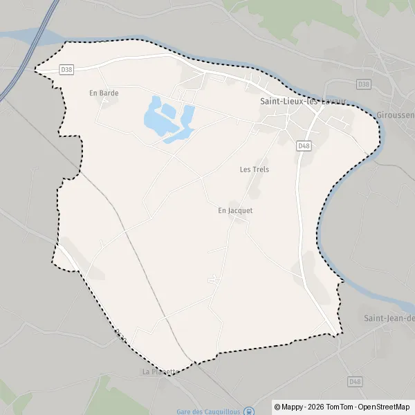 La carte pour la ville de Saint-Lieux-lès-Lavaur 81500