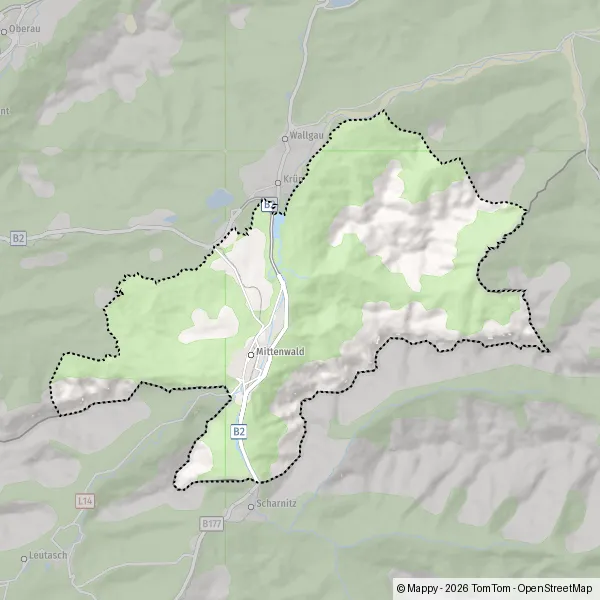 Plan Mittenwald : carte de Mittenwald (82481) et infos pratiques