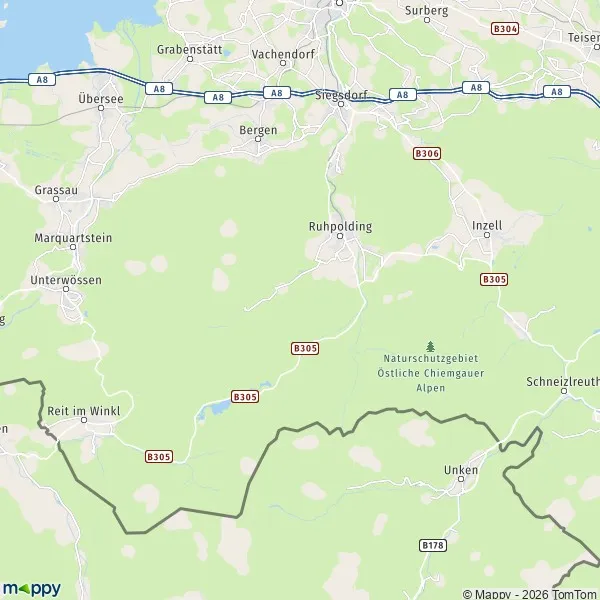 Plan Ruhpolding : carte de Ruhpolding (83324) et infos pratiques