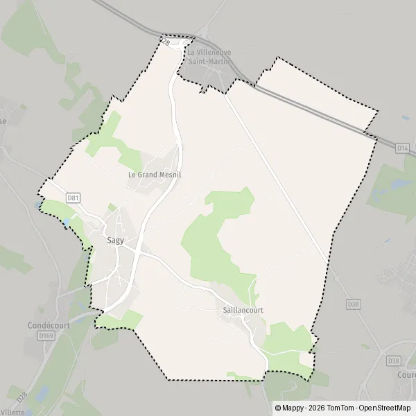 Plan Sagy : carte de Sagy (95450) et infos pratiques