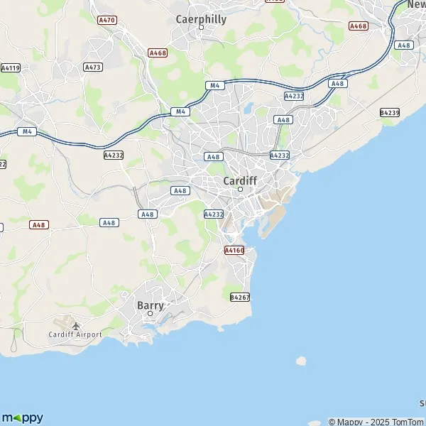 Plan Cardiff : carte de Cardiff (CF10 1) et infos pratiques