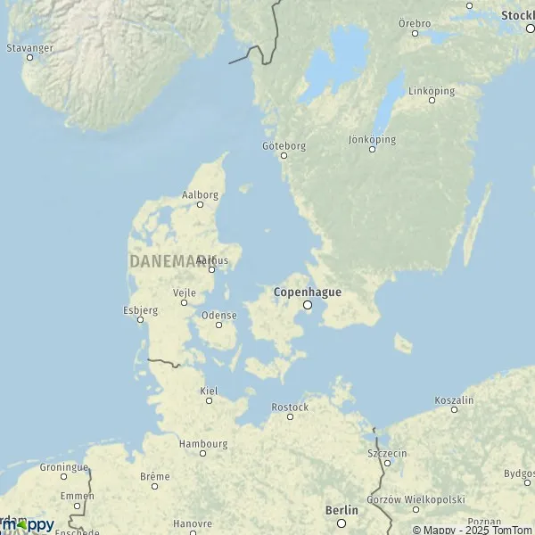 Carte Danemark : plan de Danemark et infos pratiques - Mappy