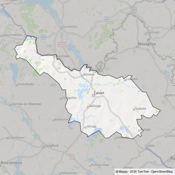 Carte Cavan : plan de Cavan et infos pratiques - Mappy