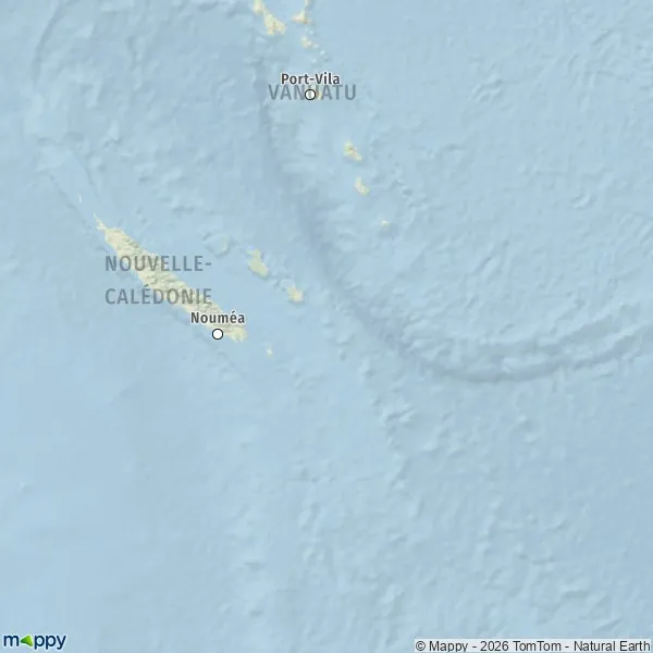Carte Province Sud : plan de Province Sud et infos pratiques - Mappy